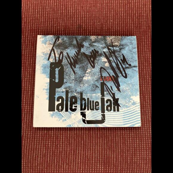 Other | Pale Blue Jak Faces Signed By Neil Byrne | Poshmark